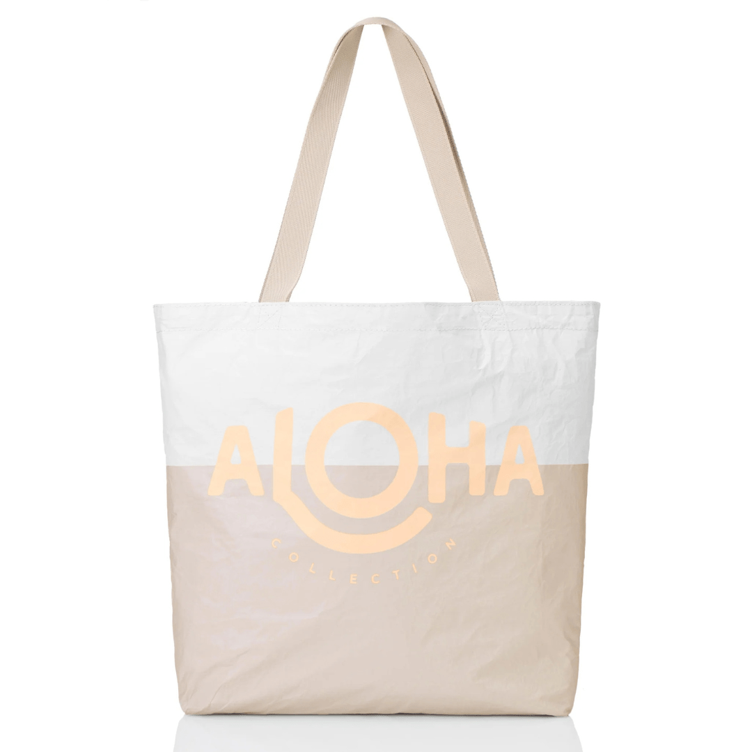 Aloha Plunge RVS Tote - Sherbert/Sandstone | Summer Totes — The Cottage