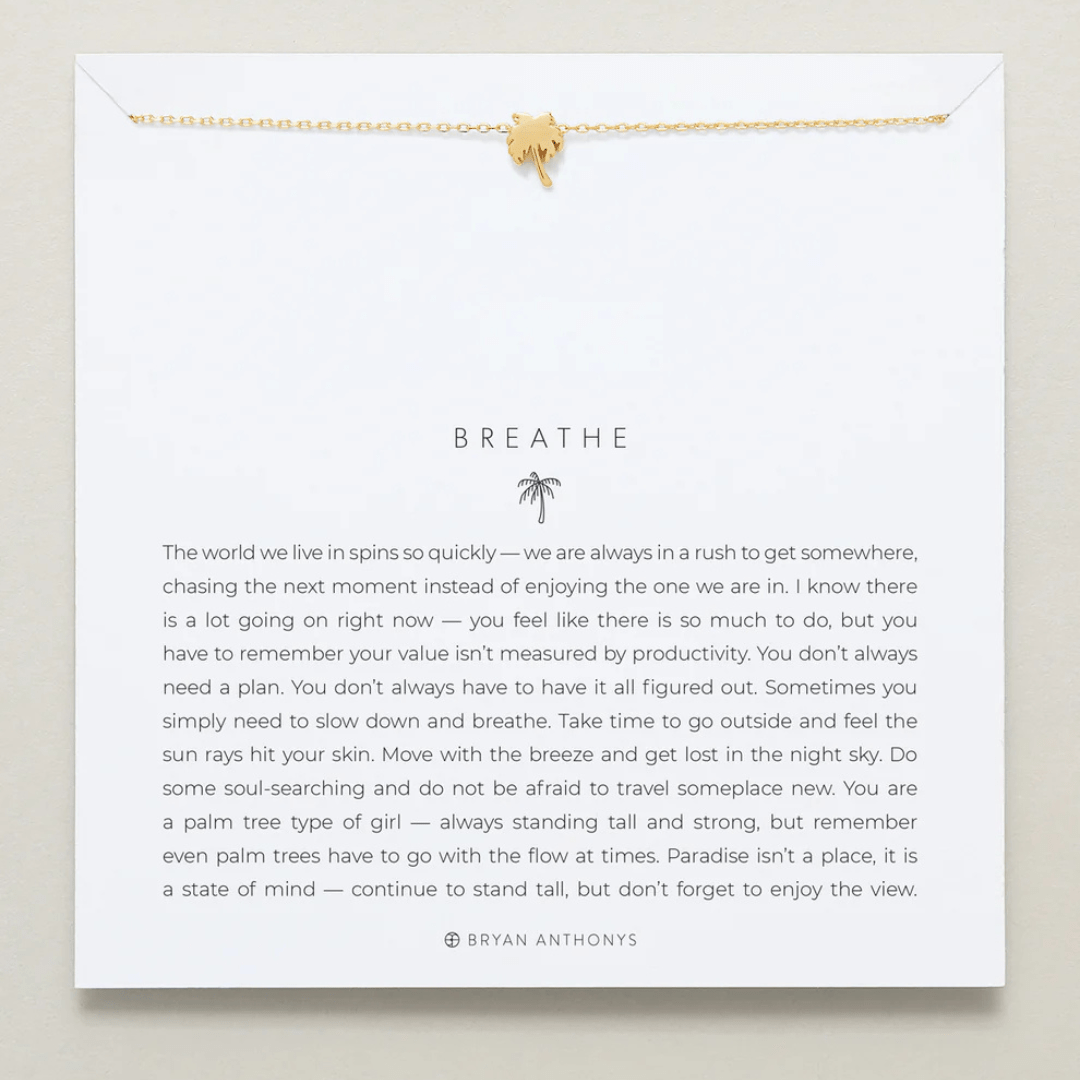 Bryan Anthonys Breathe Necklace | Cute Dainty Necklaces — The Cottage