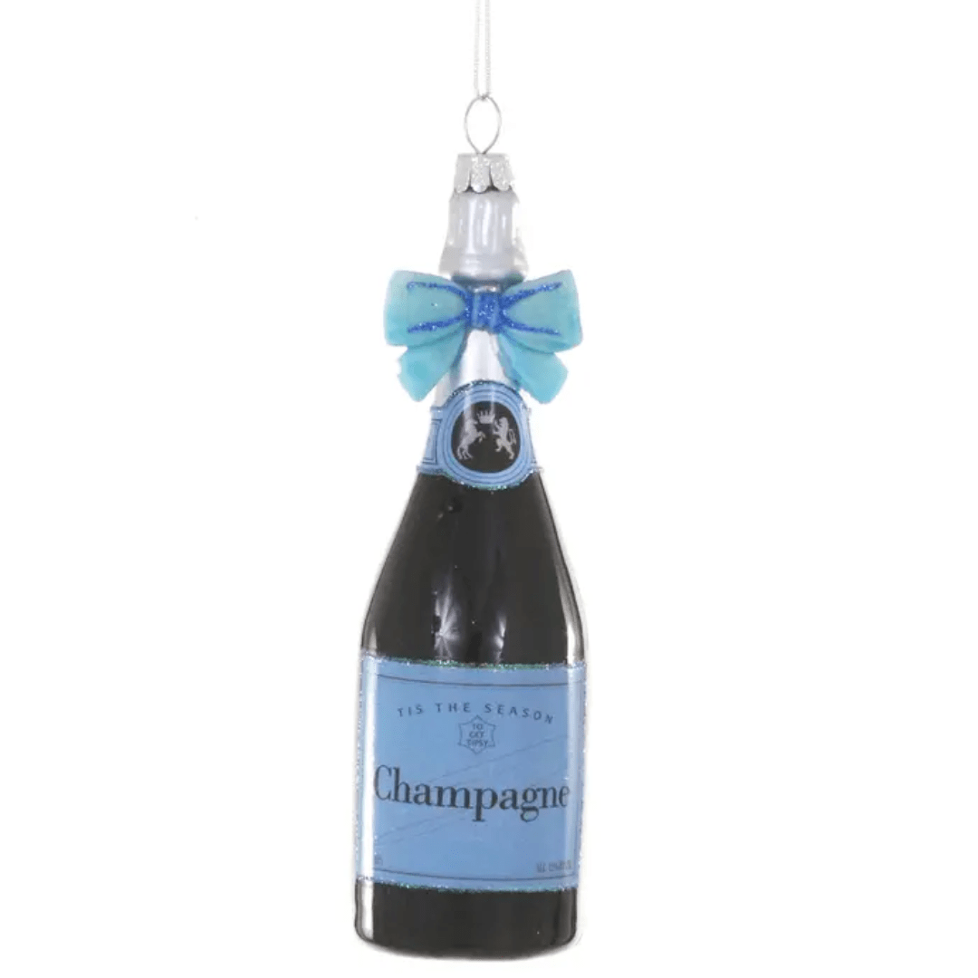 Cody Foster Champagne with Blue Bow — The Cottage