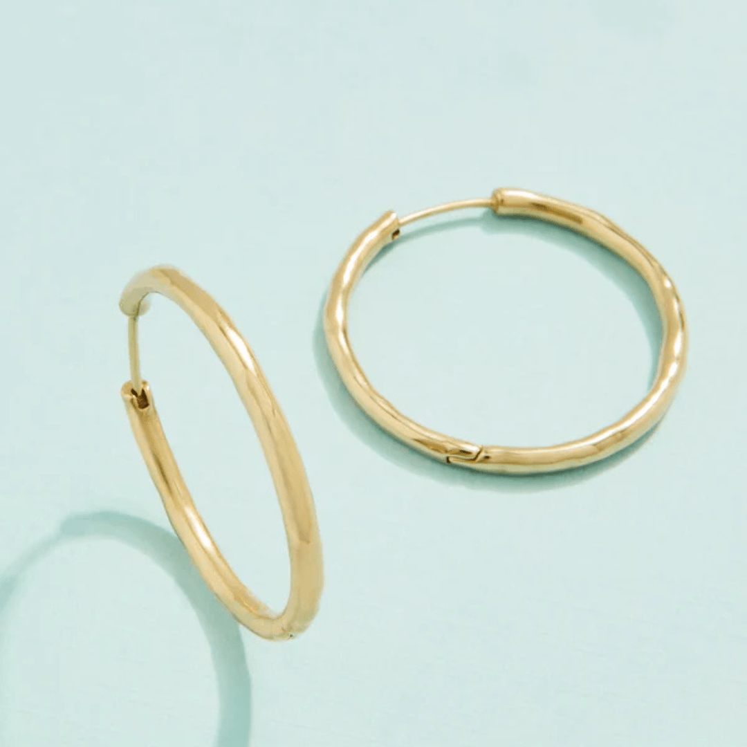 Spartina Splash Moonglade Hoop Earrings 30mm — The Cottage